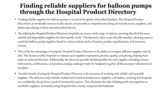 Unveiling the Balloon Pump: IABP Essentials and Functionality | PPT