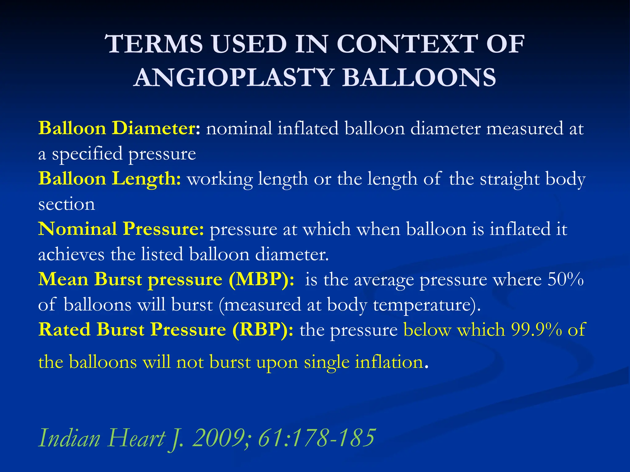 Coronary Balloons in various cardiac interventions | PPSX