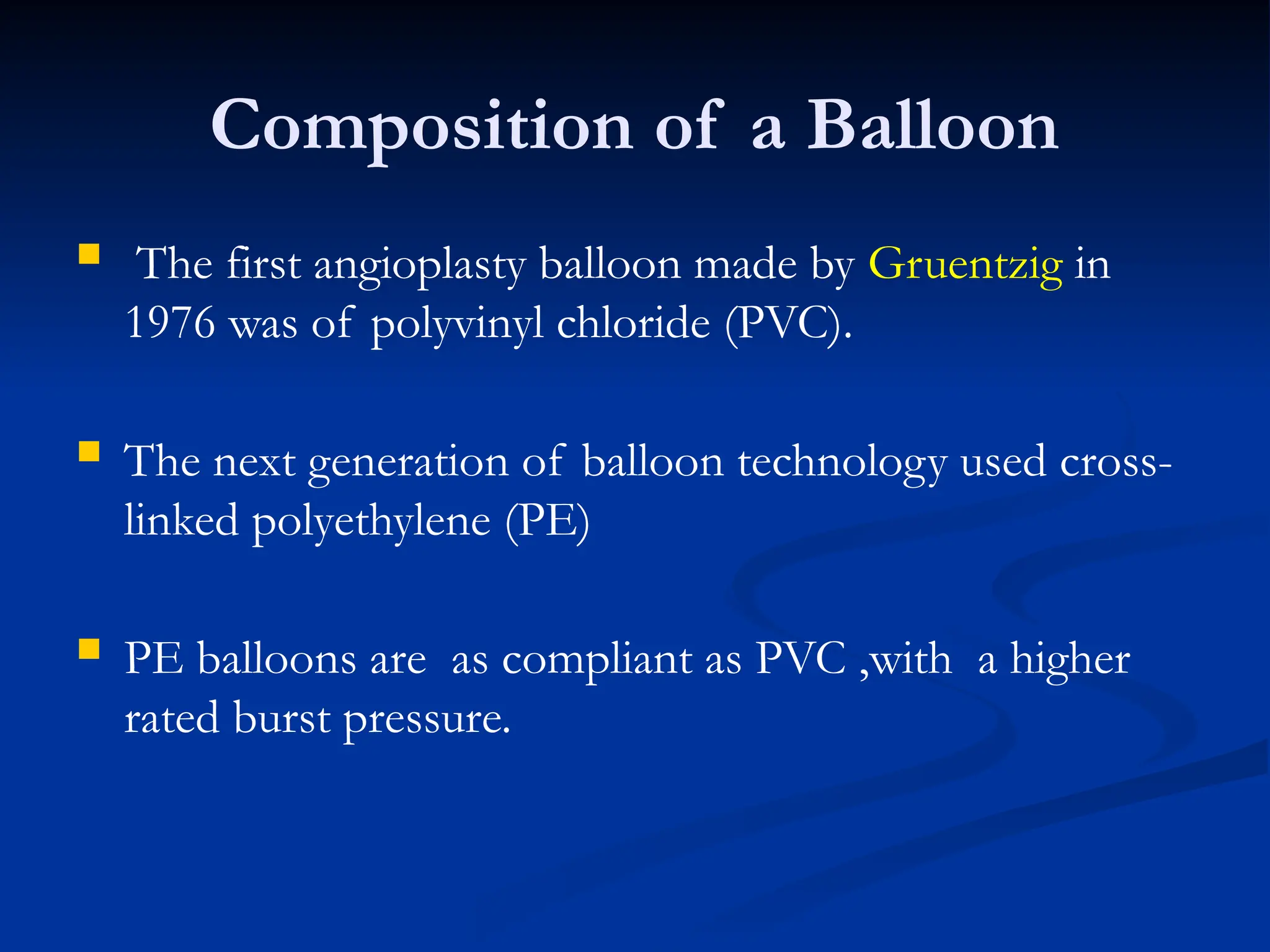 Coronary Balloons in various cardiac interventions | PPSX