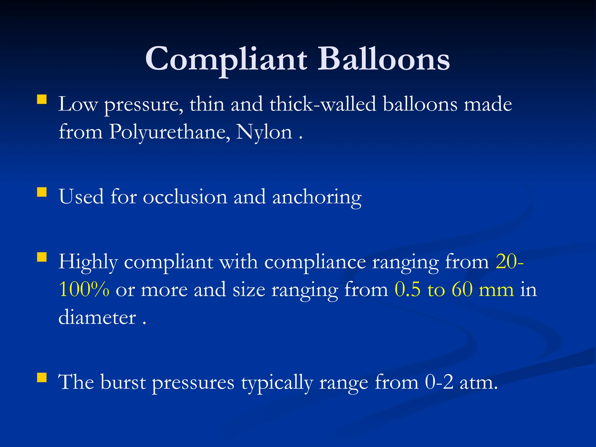 Coronary Balloons in various cardiac interventions | PPSX
