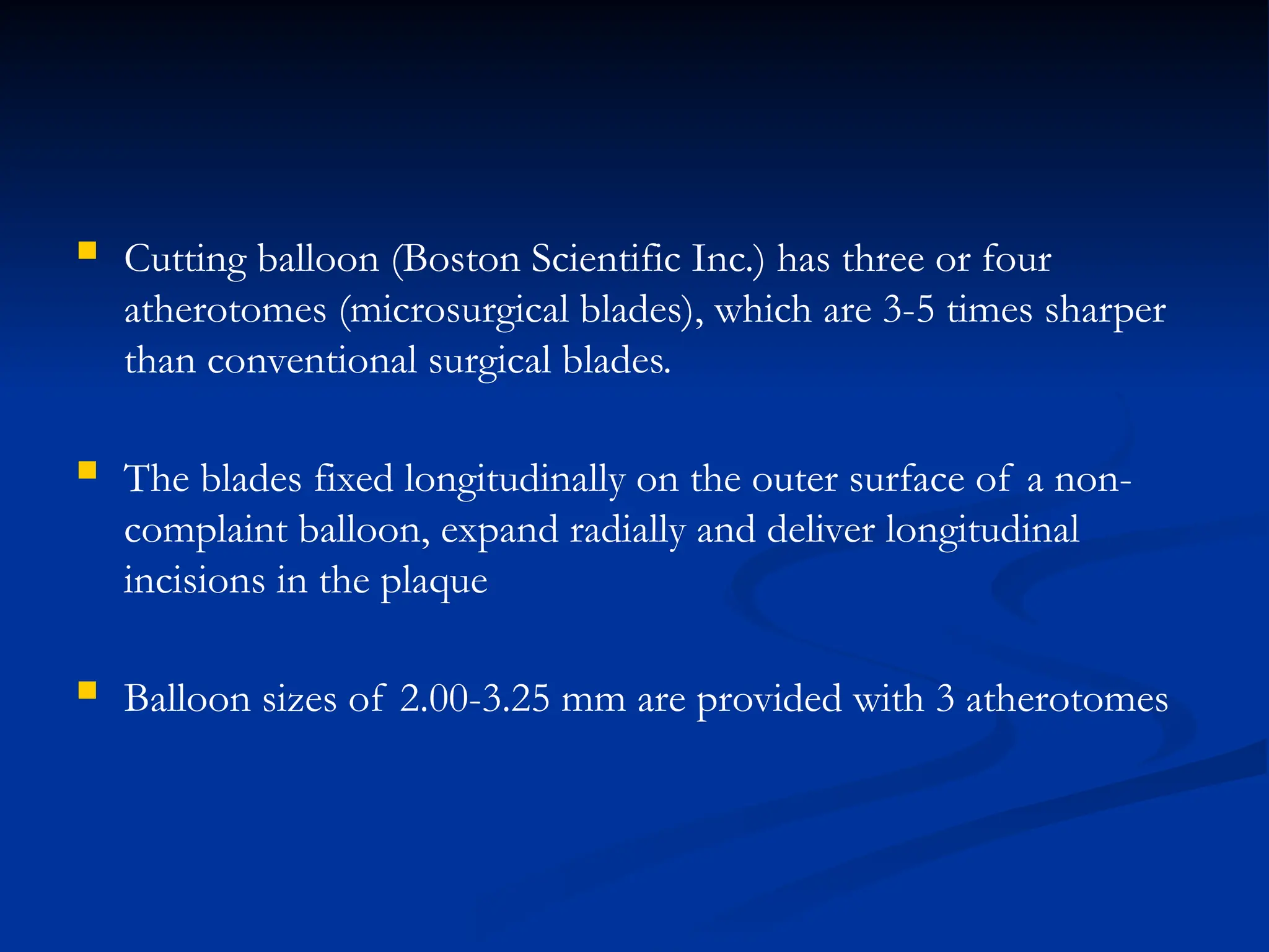 Coronary Balloons in various cardiac interventions | PPSX