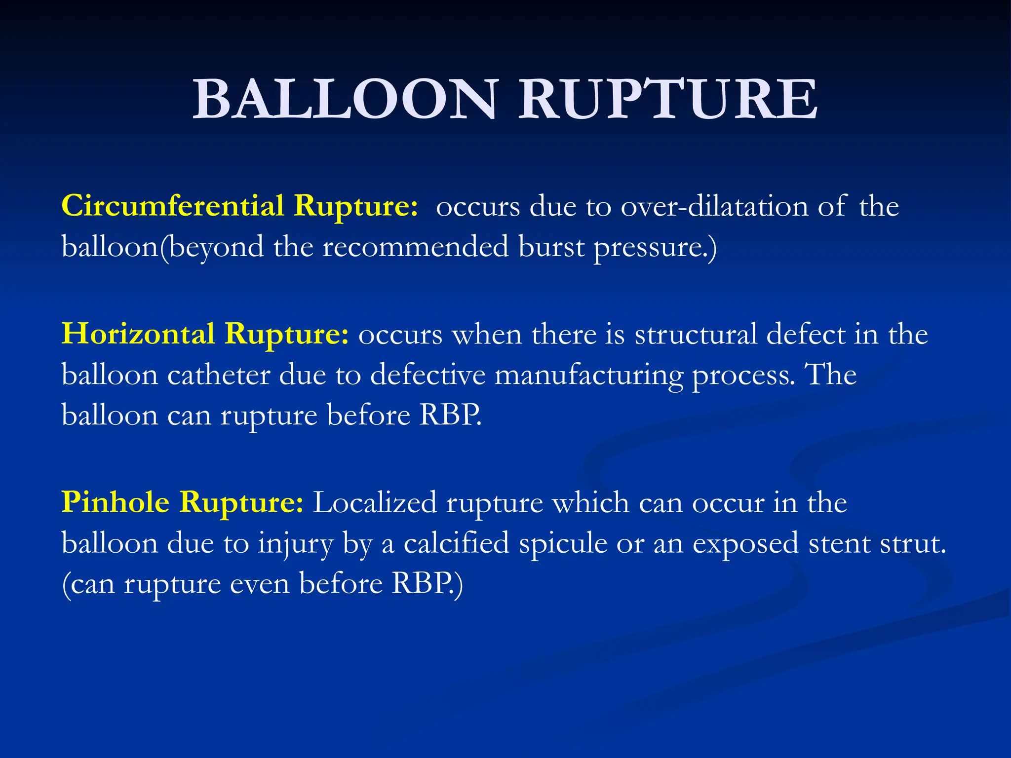 Coronary Balloons in various cardiac interventions | PPSX