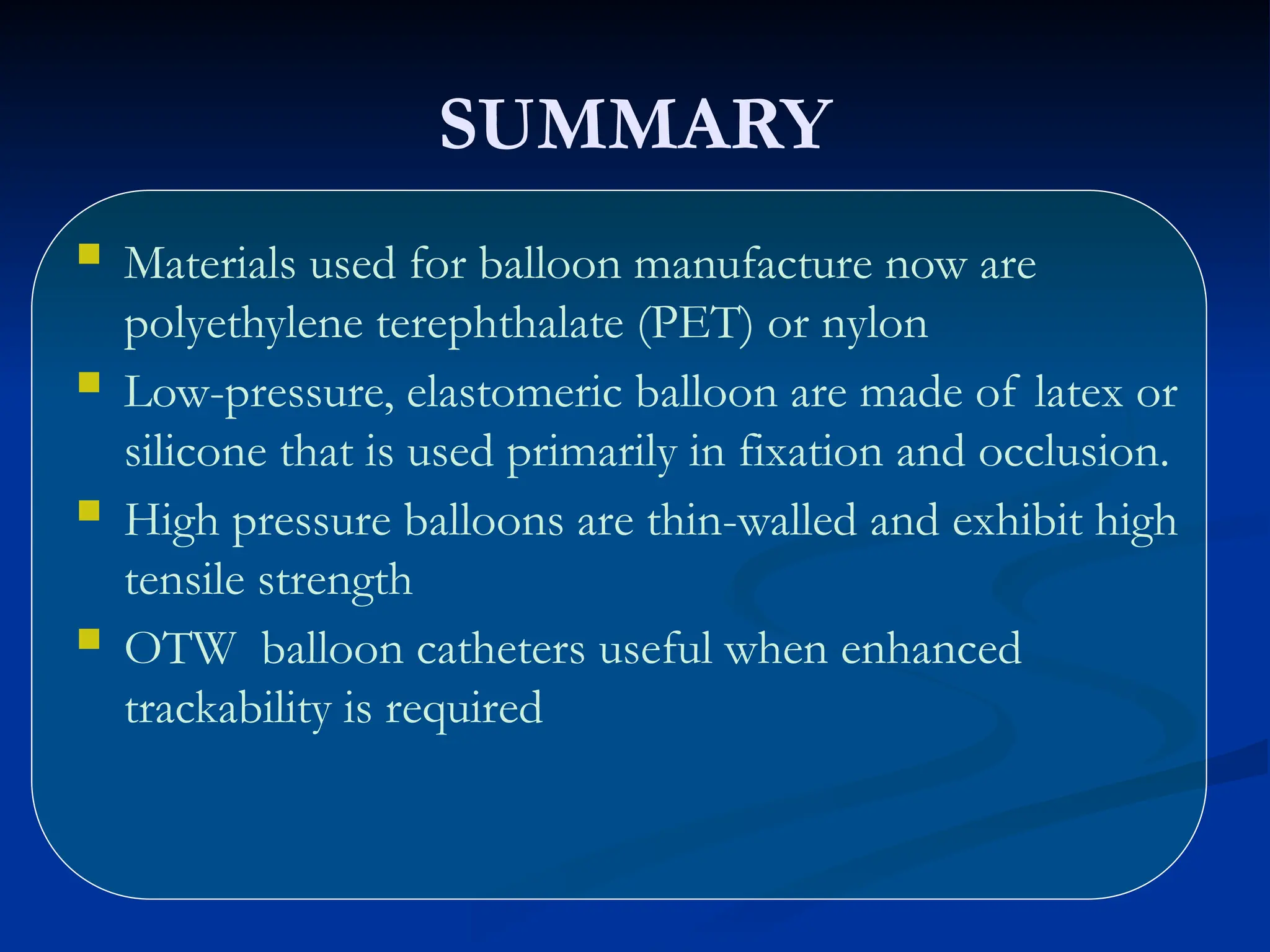 Coronary Balloons in various cardiac interventions | PPSX