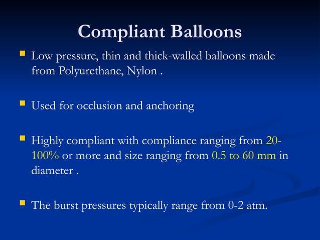 Coronary Balloons in various cardiac interventions | PPSX | First Aid ...