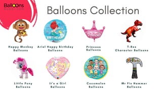 Get Character Balloons With 20% Off Immidiate | PPTX