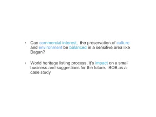 Balloons Over Bagan - Khin Omar Win, Co-Founder/Owner, Eastern Safaris ...