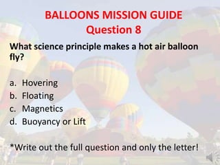 Balloons - Interval 1 | PPT
