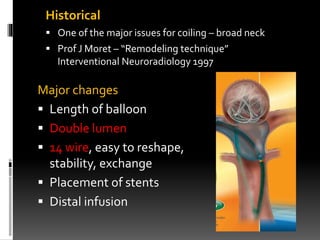Balloon Assisted Coiling in Ruptured Cerebral Aneurysms | PPT