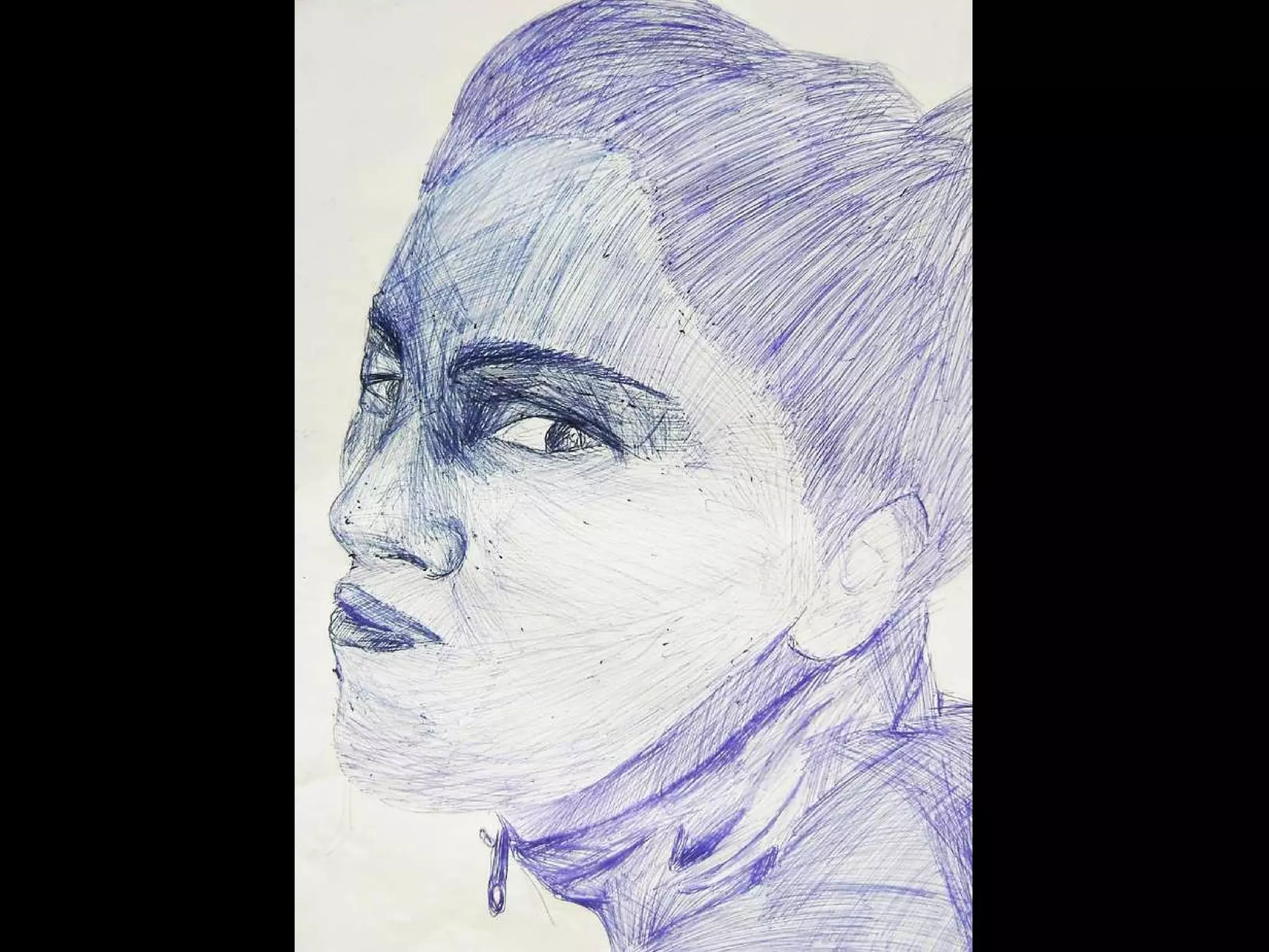 Ballpoint Pen Self Portraits | PPT