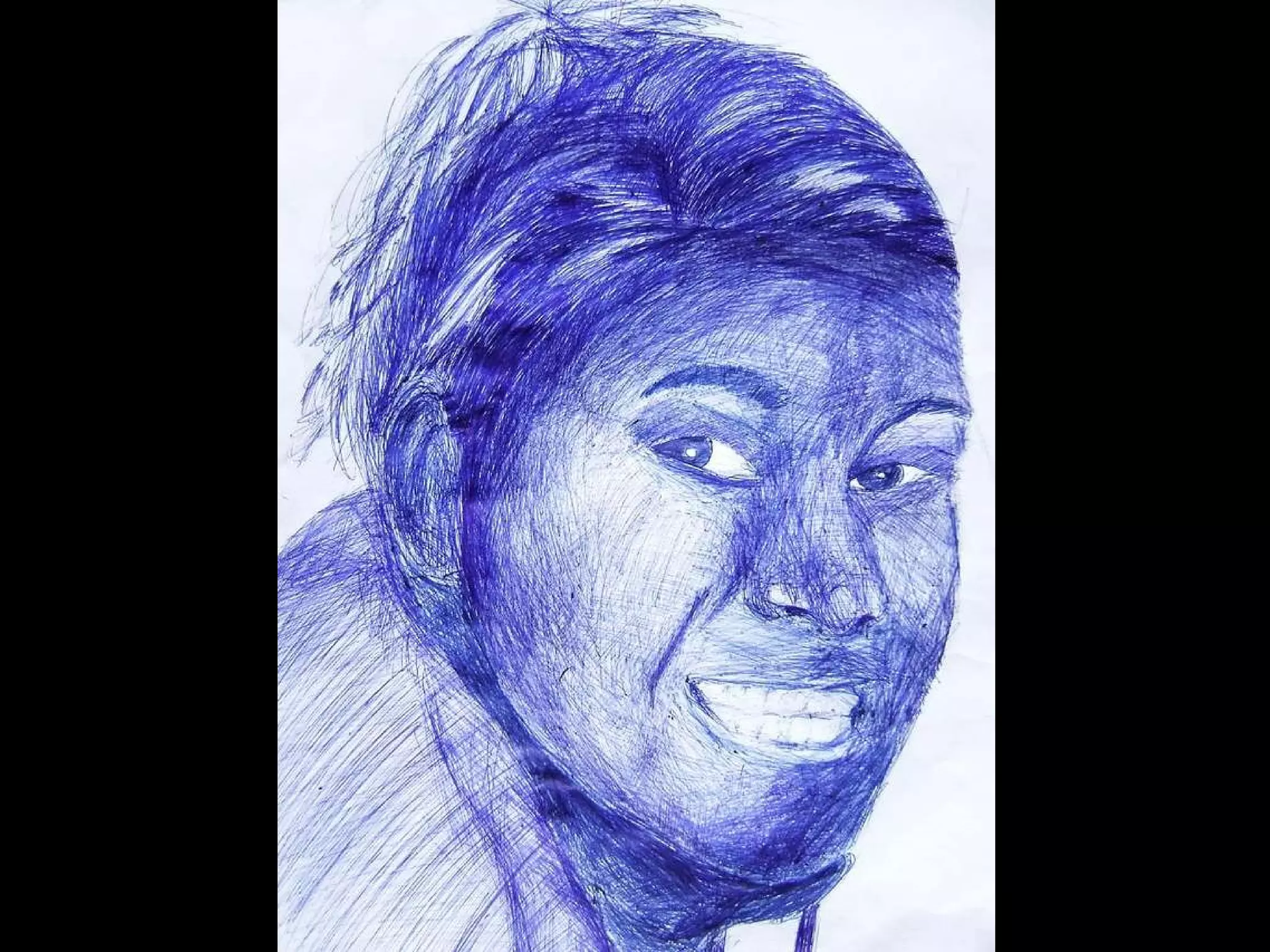 Ballpoint Pen Self Portraits | PPT