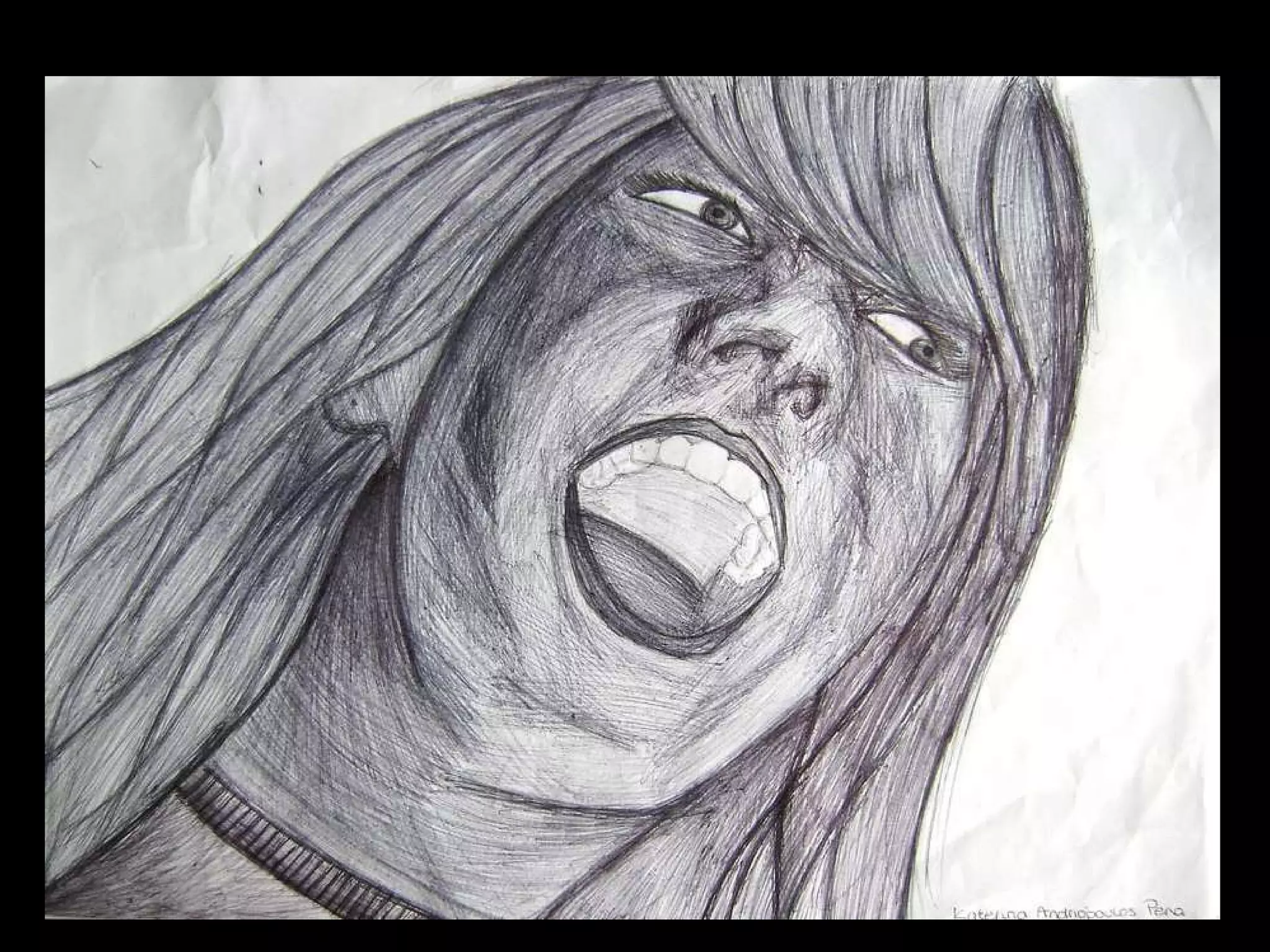 Ballpoint Pen Self Portraits | PPT