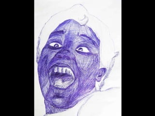 Ballpoint Pen Self Portraits | PPT
