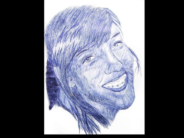 Ballpoint Pen Self Portraits | PPT