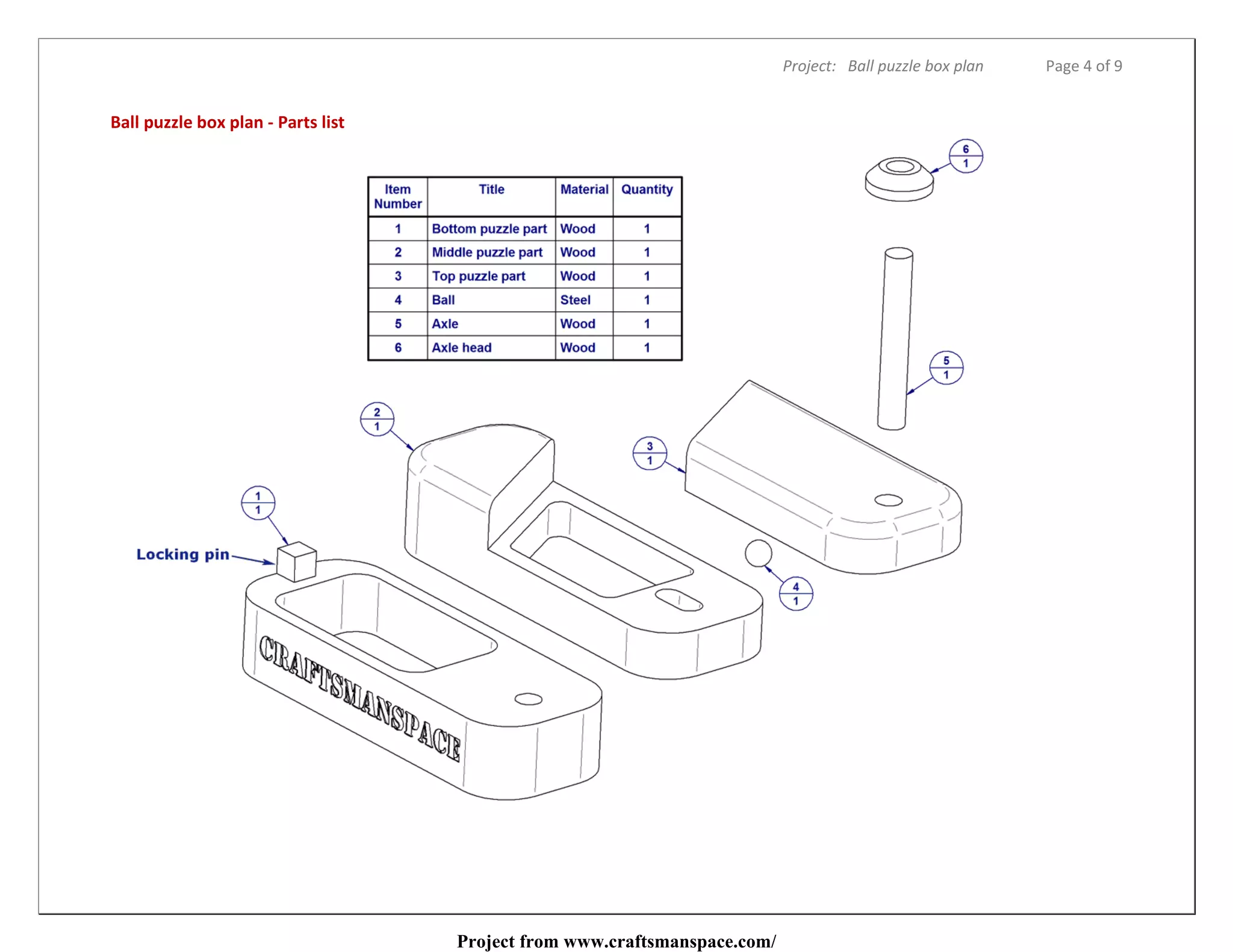 Ball puzzle box plan | PDF