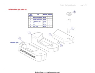 Ball puzzle box plan | PDF