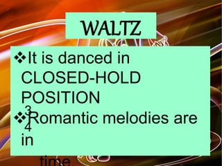 BALLROOM DANCING | PPTX