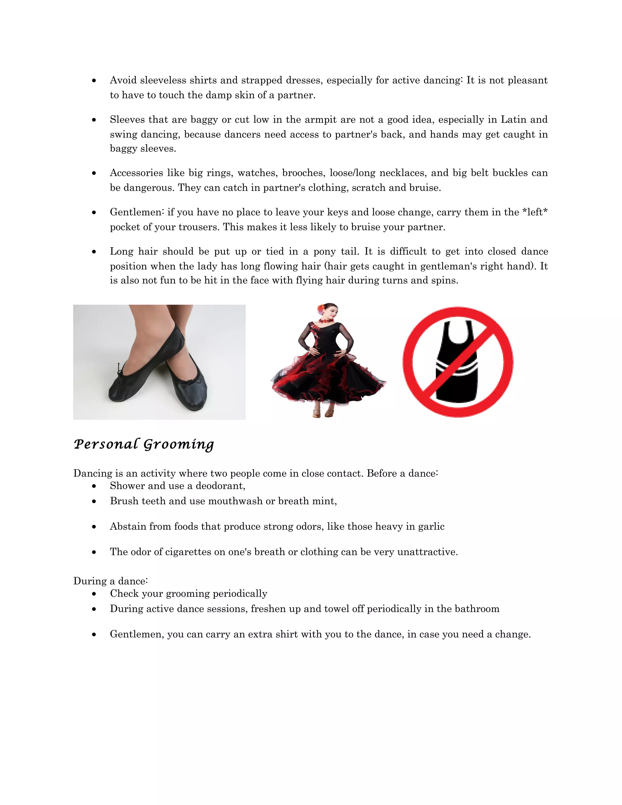 BASIC BALLROOM ETIQUETTES | DOC