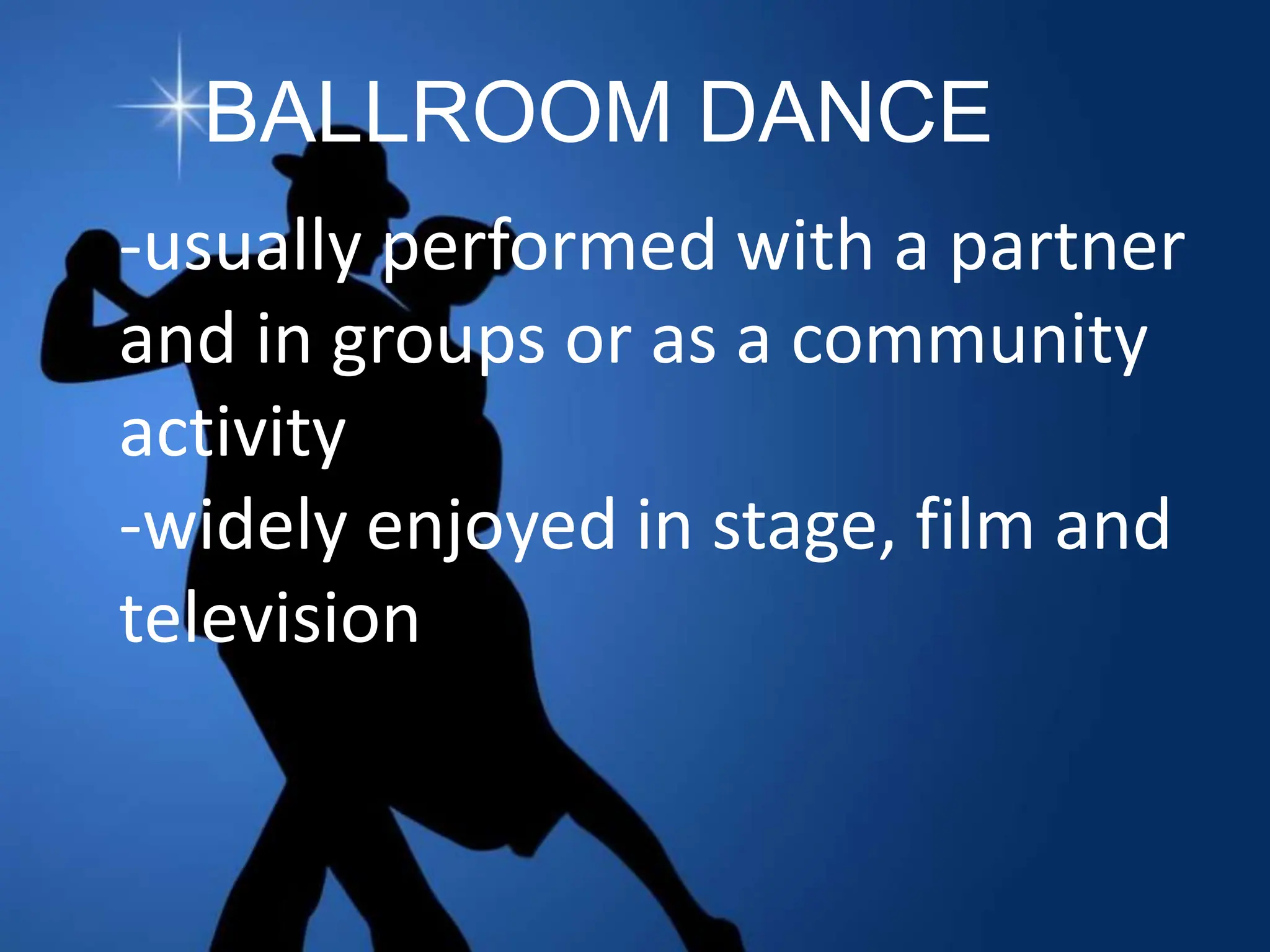 Ballroom on grade 11 physical education first sem | PPTX