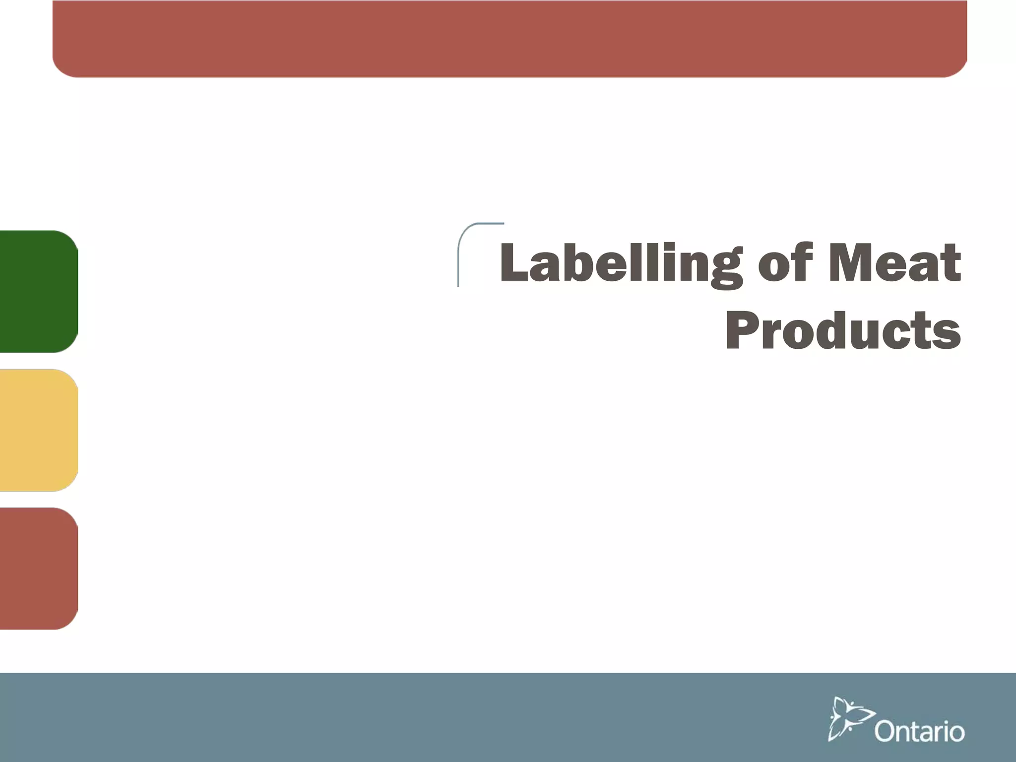Overview of Meat Inspection | PDF