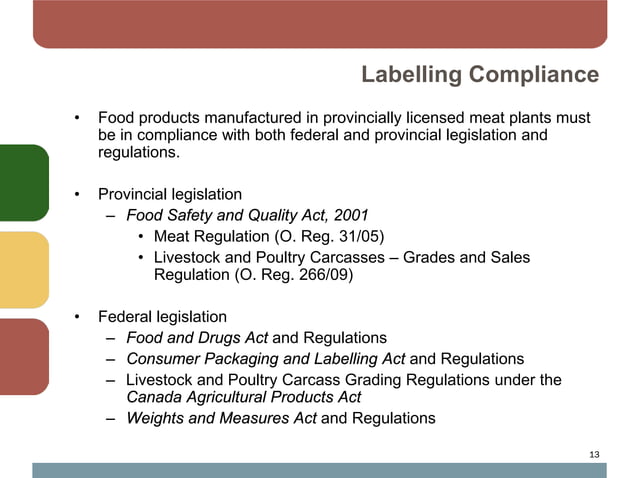 Overview of Meat Inspection | PDF