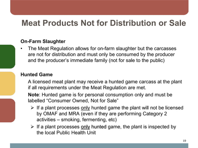 Overview of Meat Inspection | PDF