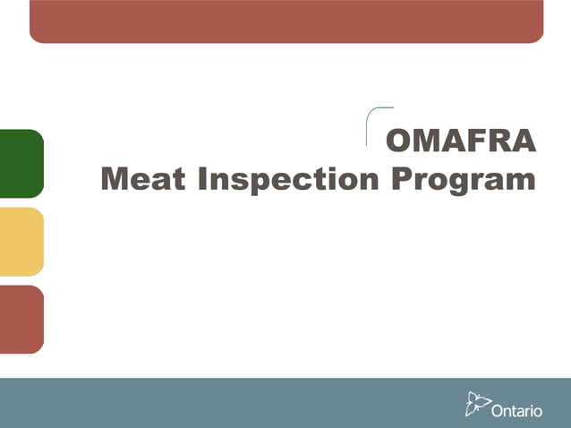 Overview of Meat Inspection | PDF