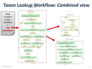 Using YesWorkflow hybrid queries to reveal data lineage from data ...