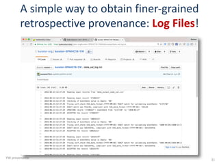 Using YesWorkflow hybrid queries to reveal data lineage from data ...