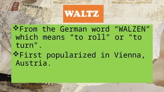 BALLROOM DANCING.pptx...................... | PPT