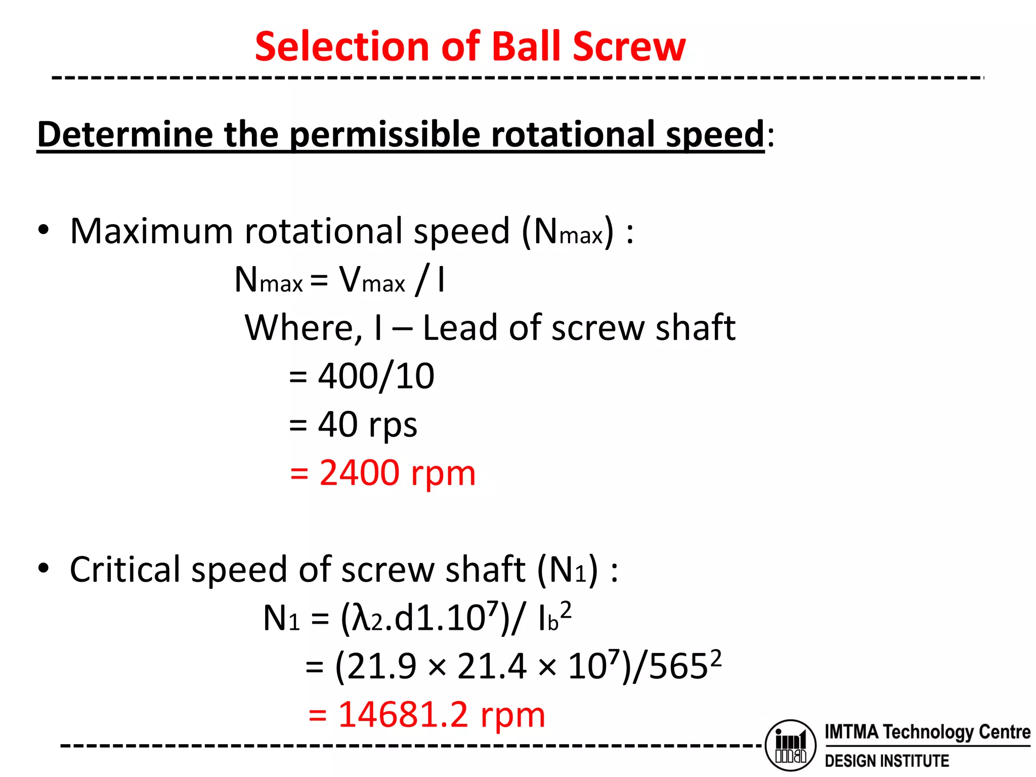 BALL SCREW SELECTION.pdf
