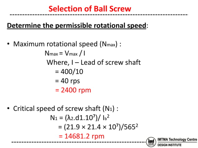 BALL SCREW SELECTION.pdf