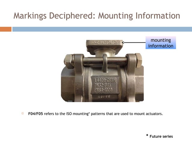 Ball Valve Markings & Tags | PPT
