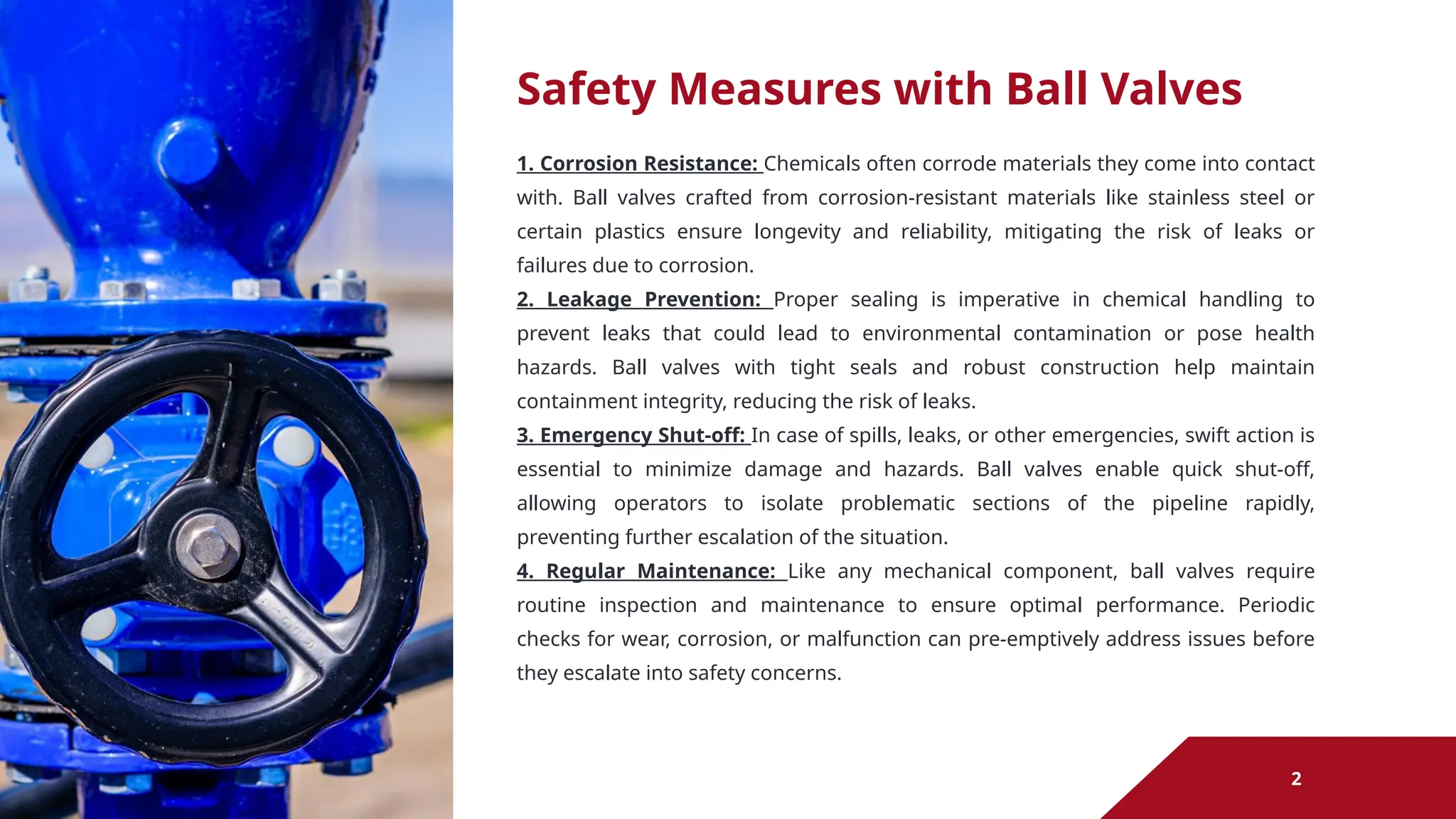 Importance of Regular Maintenance in ball valves | PPTX