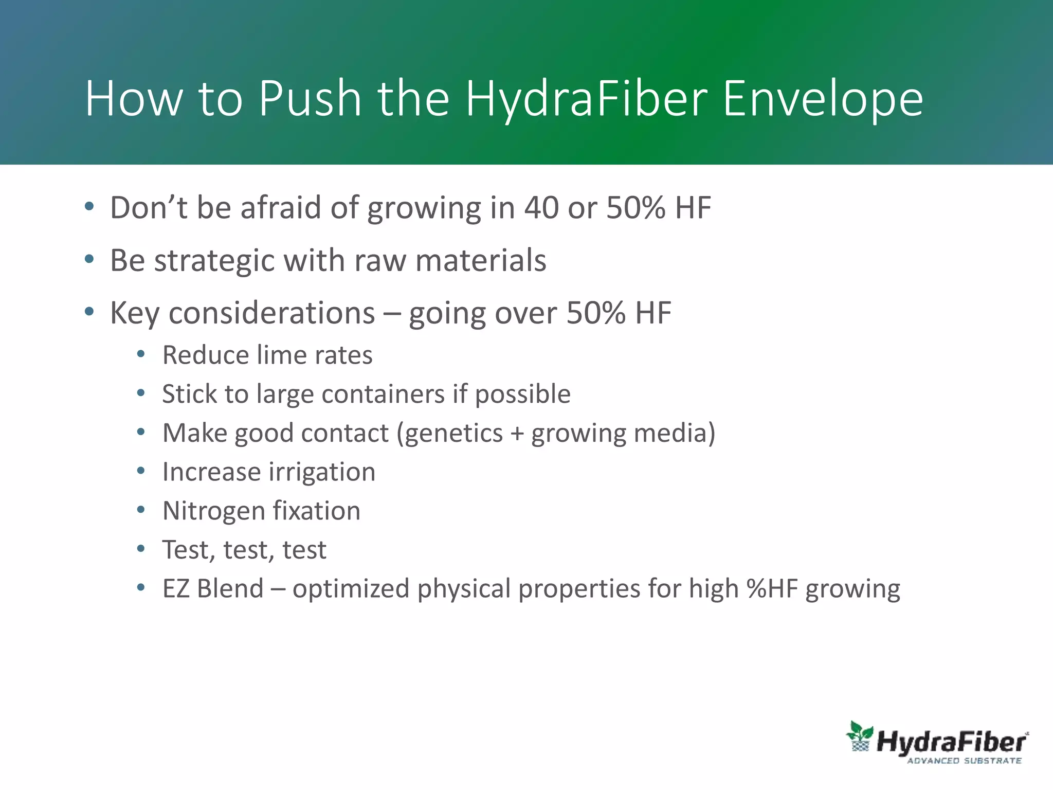 Success with Garden Mums Using HydraFiber | PPTX