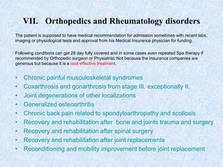 Balneotherapy and Spa Rehabilitation after Orthopedic surgery | PPT