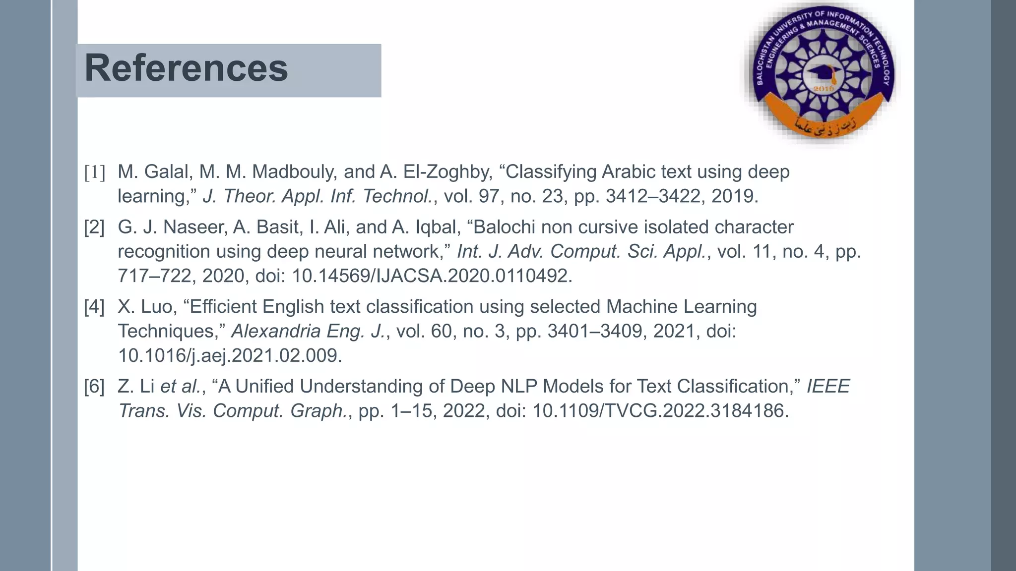 Balochi Language Text Classification Using Deep Learning 1.pptx Balochi Language Text Classification Using Deep Learning 1.pptx