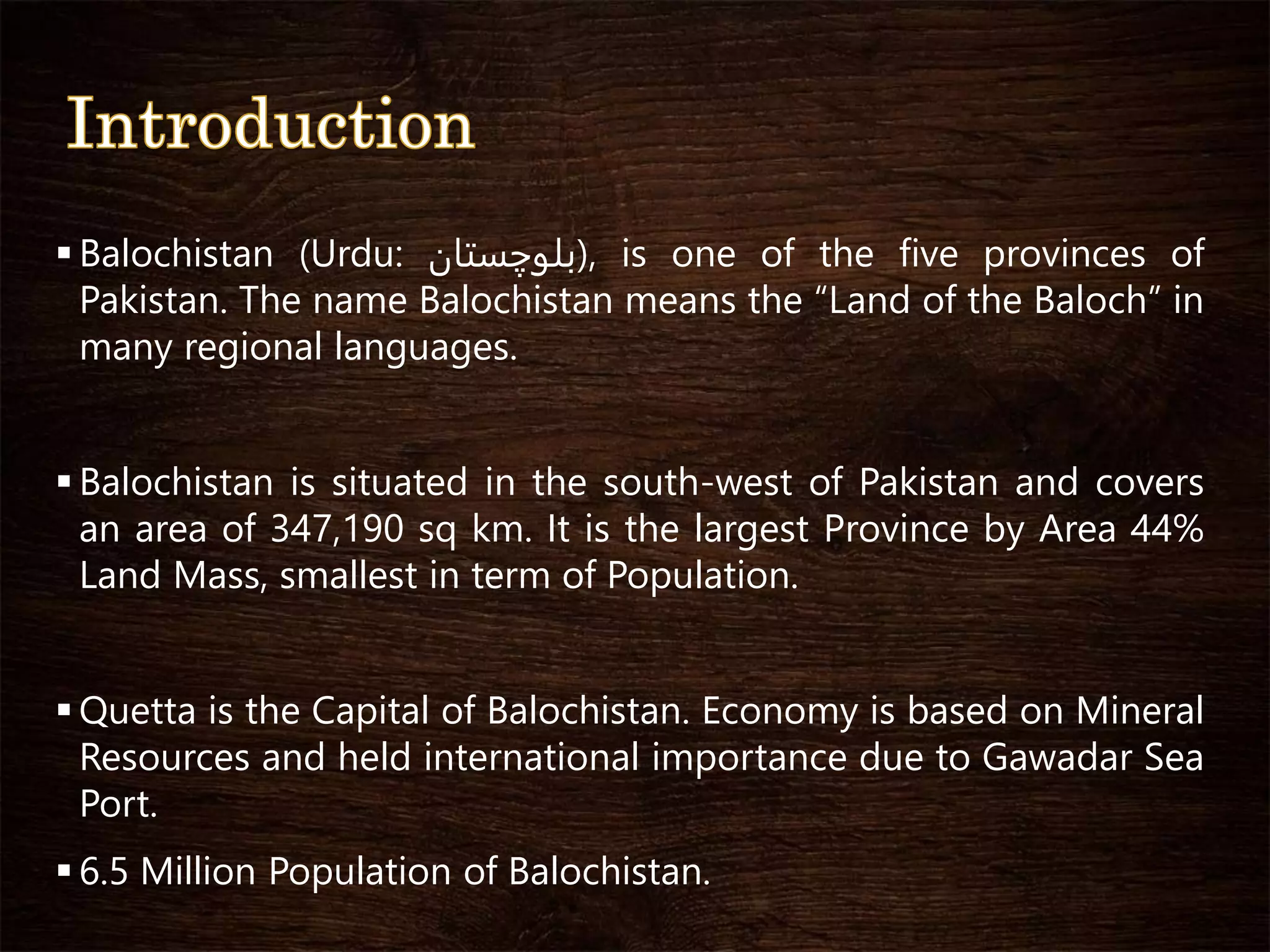 Balochistan | PPSX