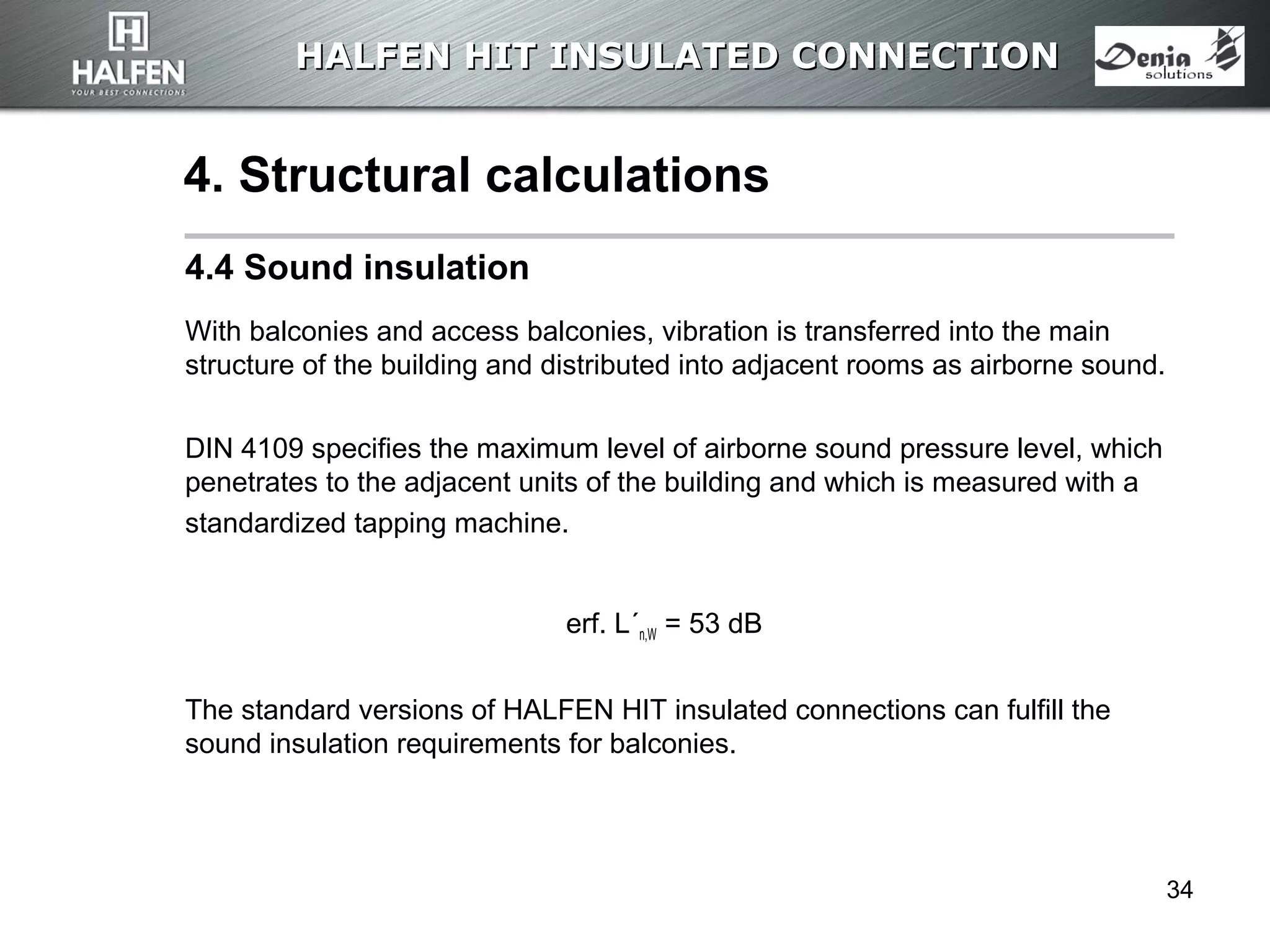 Balokoniniai armavimo elemetai HALFEN HIT | PPT