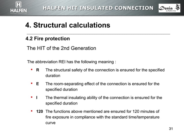 Balokoniniai armavimo elemetai HALFEN HIT | PPT