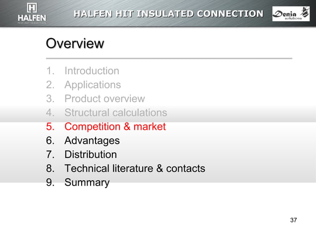 Balokoniniai armavimo elemetai HALFEN HIT | PPT