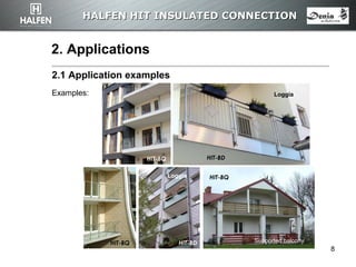 Balokoniniai armavimo elemetai HALFEN HIT | PPT