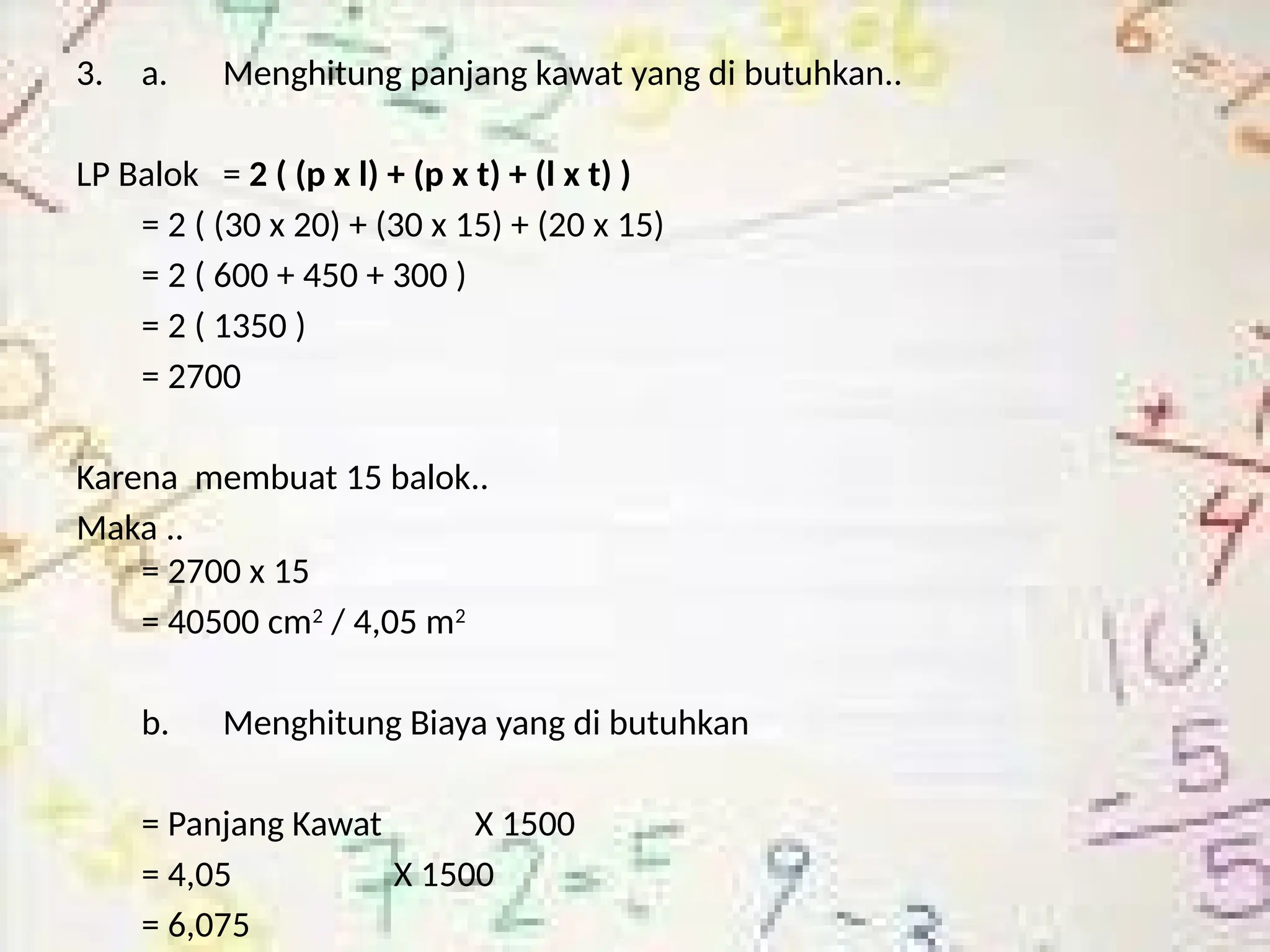 Balok Presentasi.pptxdwamfja alkmdamwam ajdw;a | PPTX