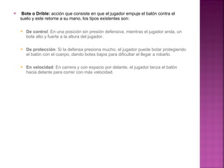 Baloncesto.ppt aspectos. | PPT | Basketball | Sports