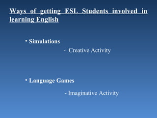 simulations & Language Games | PPT