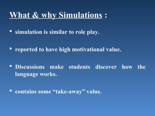 simulations & Language Games | PPT | Video Game Genres | Video Gaming