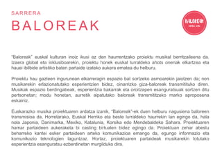 Baloreak euskaraz laburpena 2 | PPTX