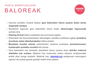 Baloreak euskaraz laburpena 2 | PPTX