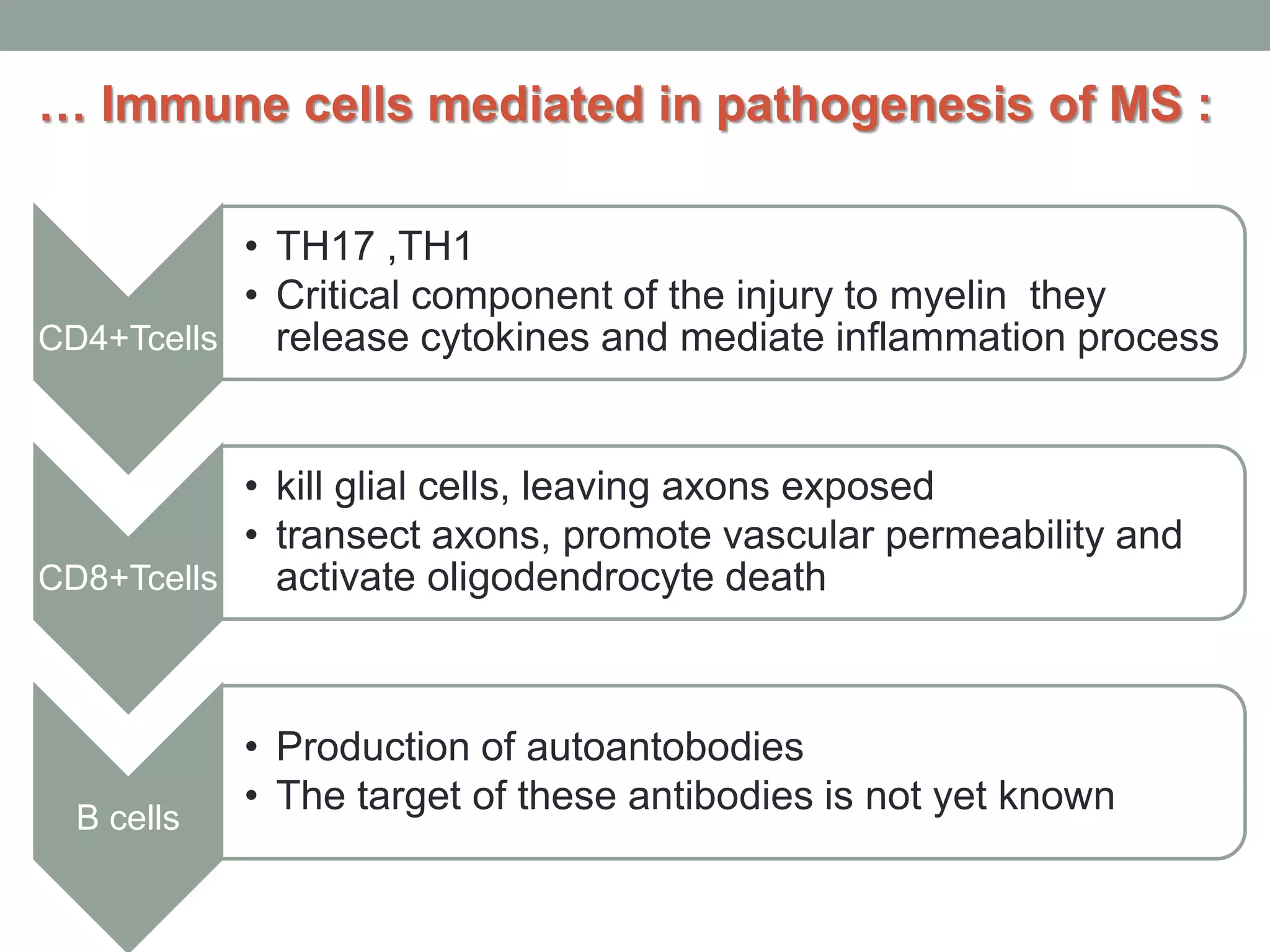 epidemiology and pathophysiology of multiple sclerosis | PPTX