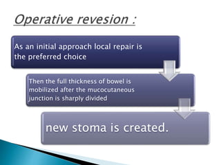 complications of colostomy | PPTX