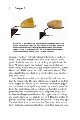 Tying Bass Poppers Balsa And Cork Popper Bbodies | PDF